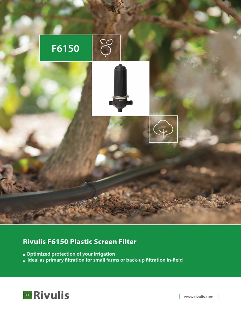 Rivulis F6150 English Metric 20190909 Web | PDF