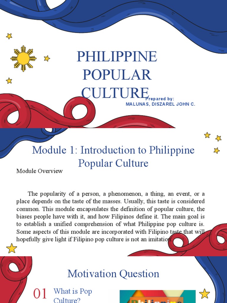 Understanding Philippine Popular Culture: A Comprehensive Look at the Historical Formation and ...