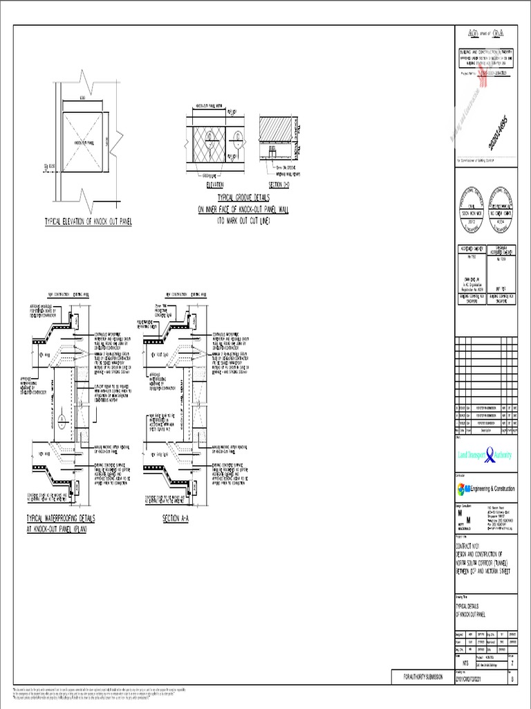 Knock Out Panel Construction Details | PDF | Concrete | Masonry