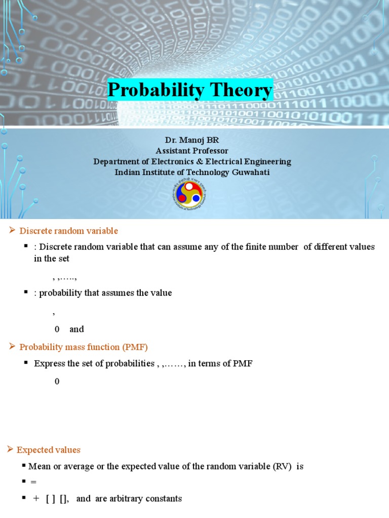 4 - Probability Theory | PDF | Covariance Matrix | Variance