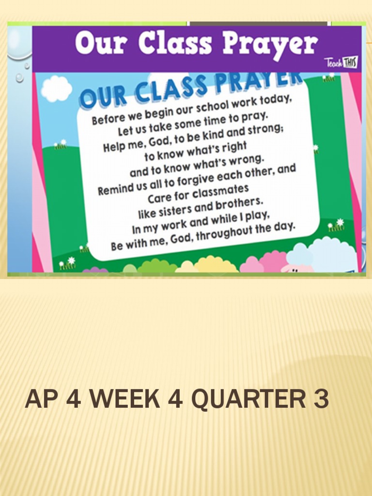 AP 4 Week 4 Quarter 3 | PDF
