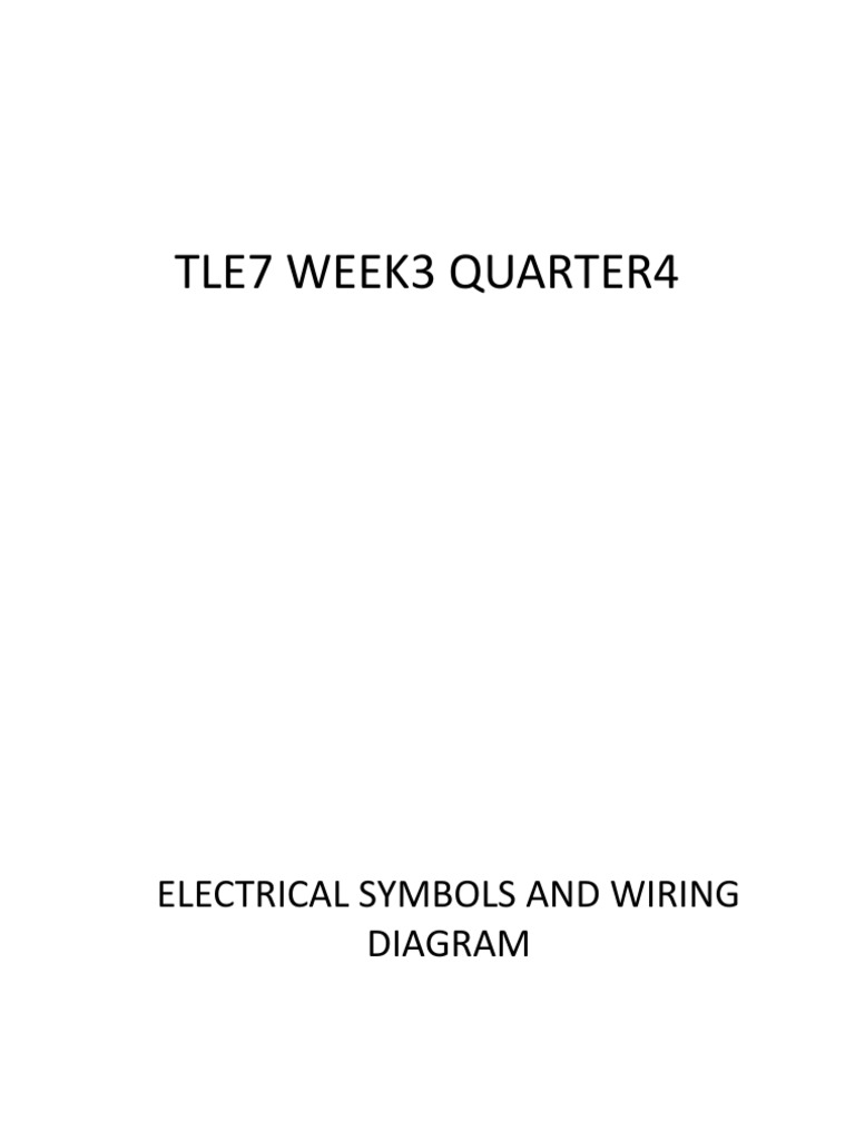 TLE7 Week 3 Quarter4 | PDF | Watt | Series And Parallel Circuits