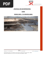 Toilet Sunken Slab Waterproofing Method | PDF | Mortar (Masonry) | Concrete
