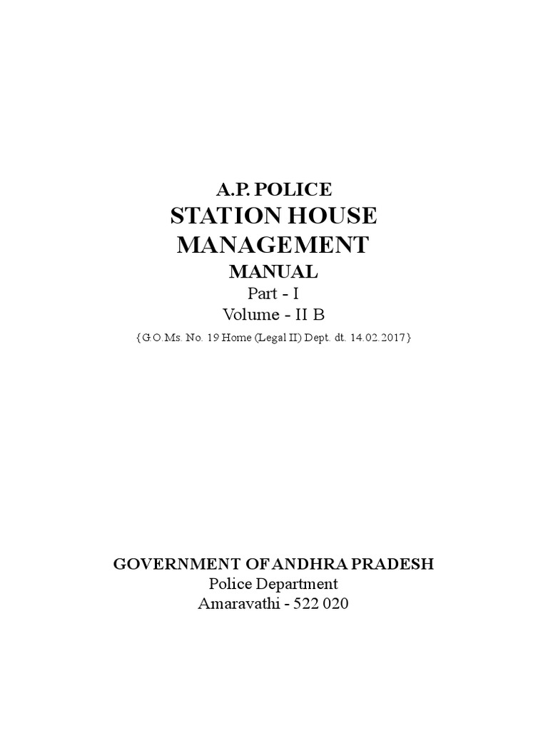 APPM Vol - 02B | PDF | Police | Detective