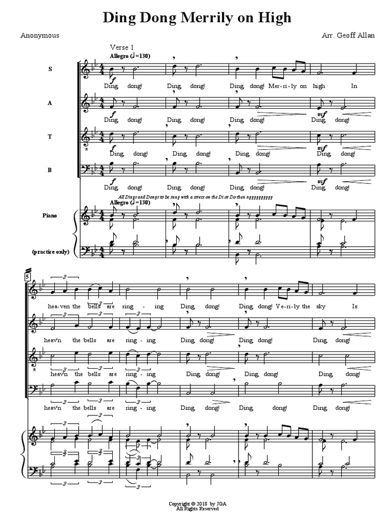 Ding Dong | PDF | English Language Music | Caribbean Music