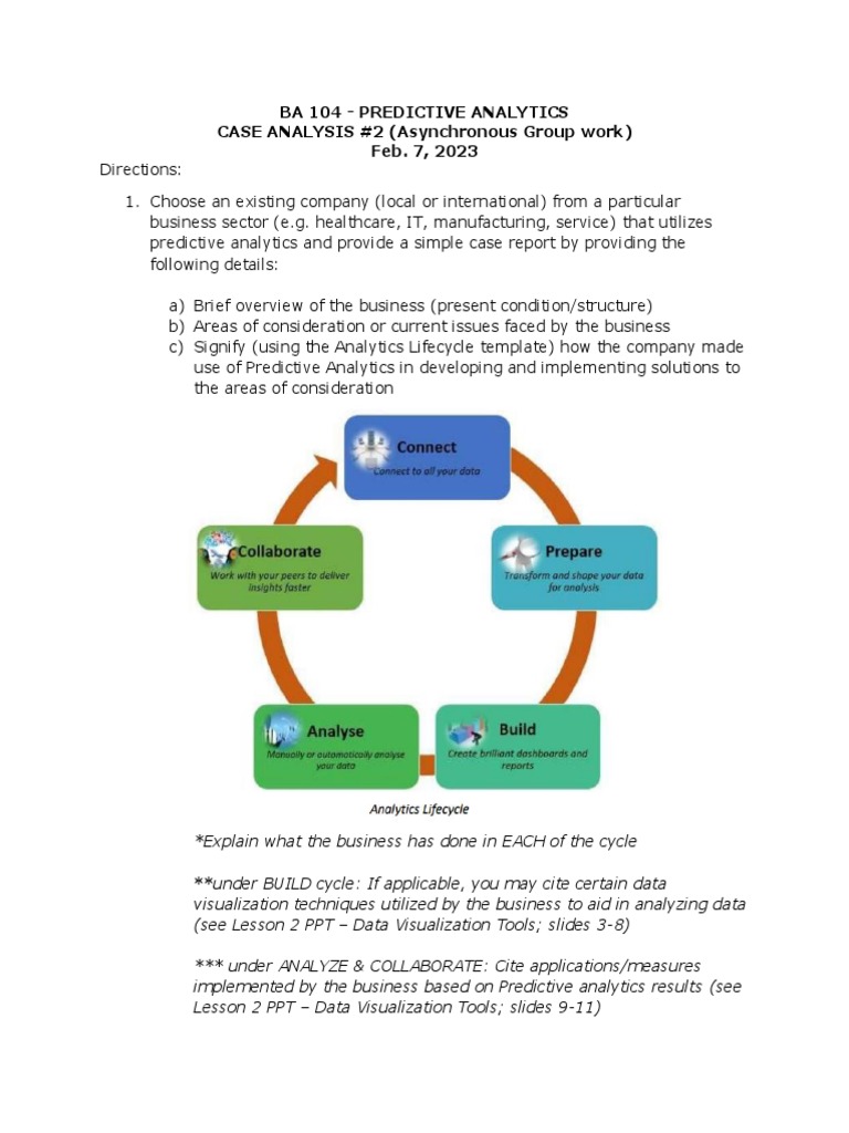 Predictive Analytics Activity 2 | PDF