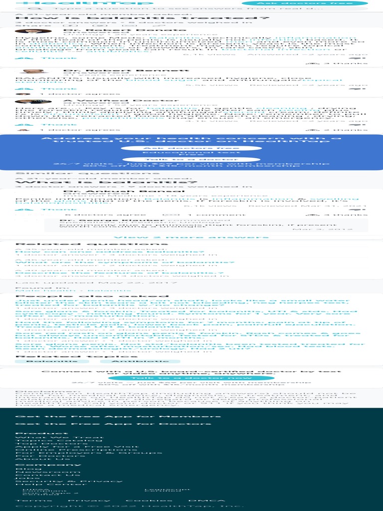 How Is Balanitis Treated Answers From Doctors | PDF | Medical ...