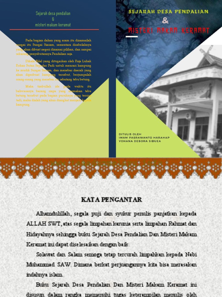 Sejarah dan Misteri Desa Pendalian | PDF