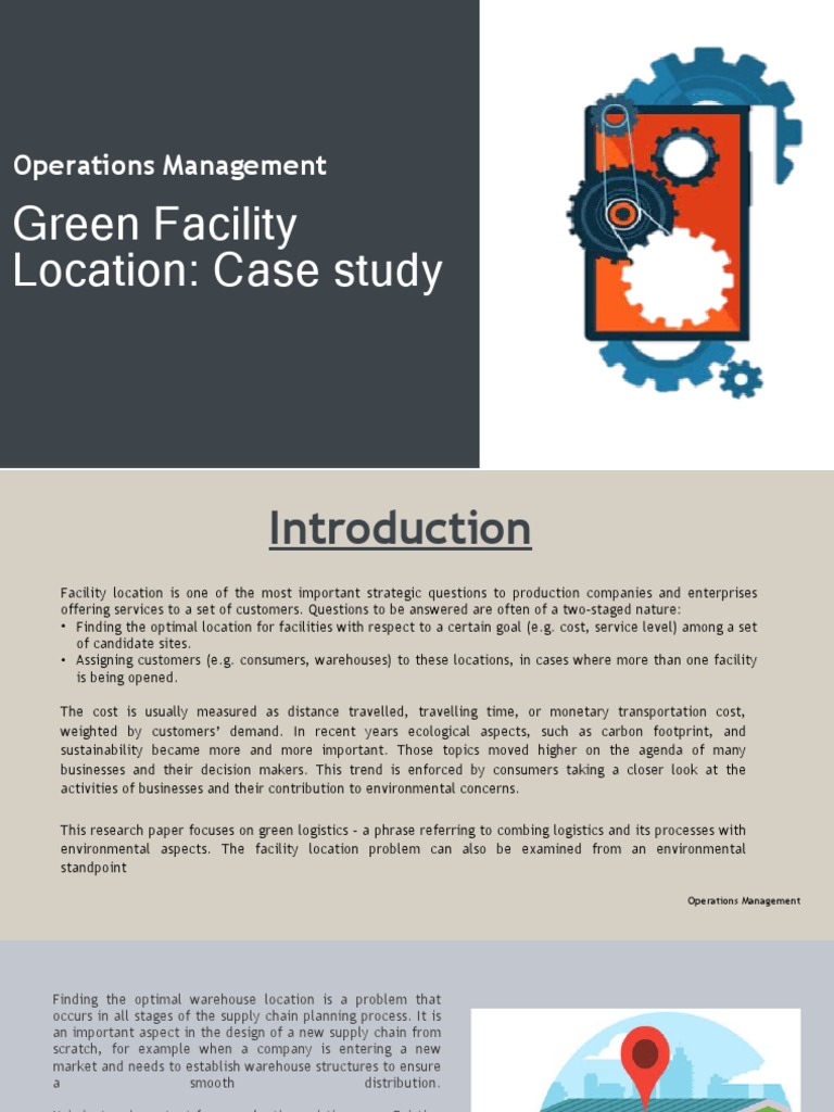 Optimizing Green Warehouse Location and Customer Assignment in Supply Chain Networks | PDF ...