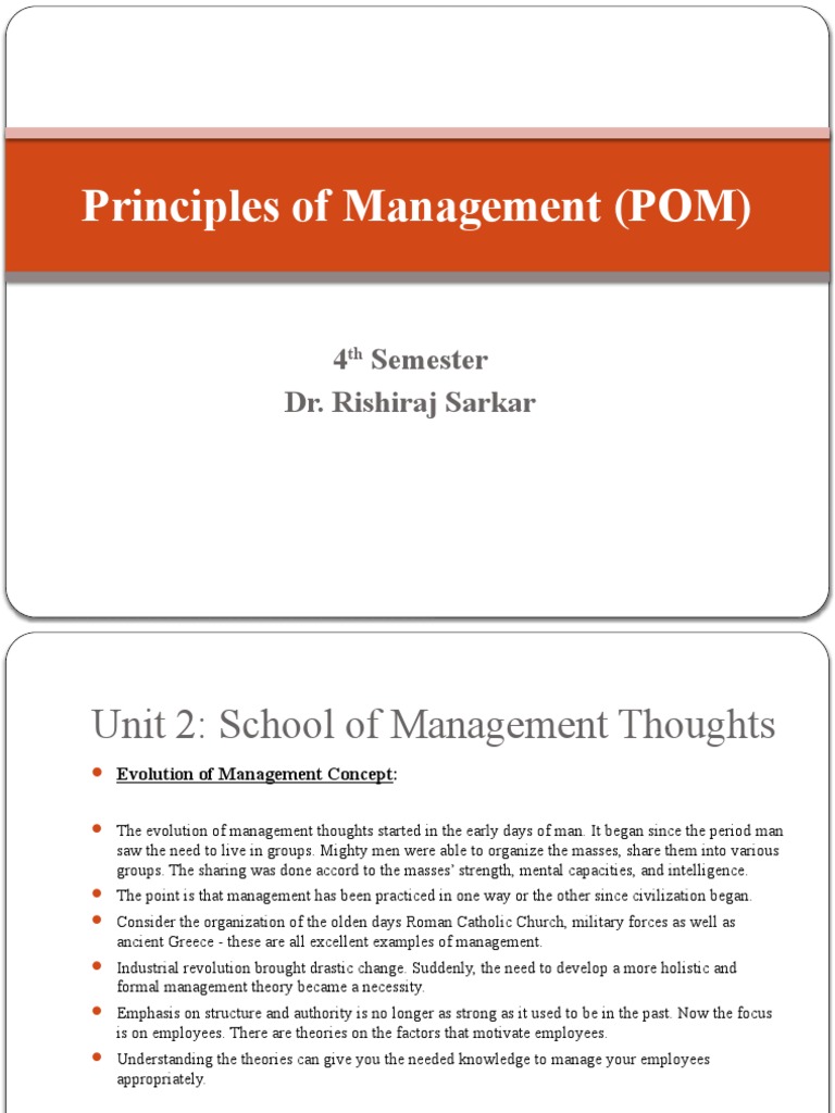 POM Unit 2-1 | Download Free PDF | Bureaucracy | System