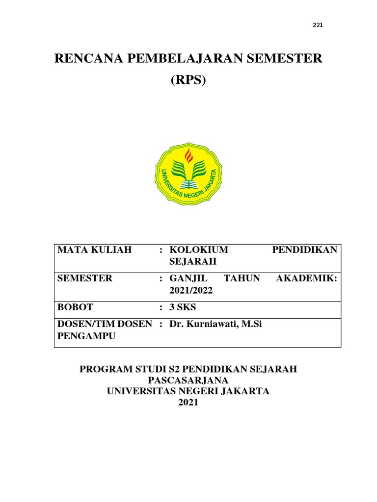 Rps Kolokium 2021 | PDF