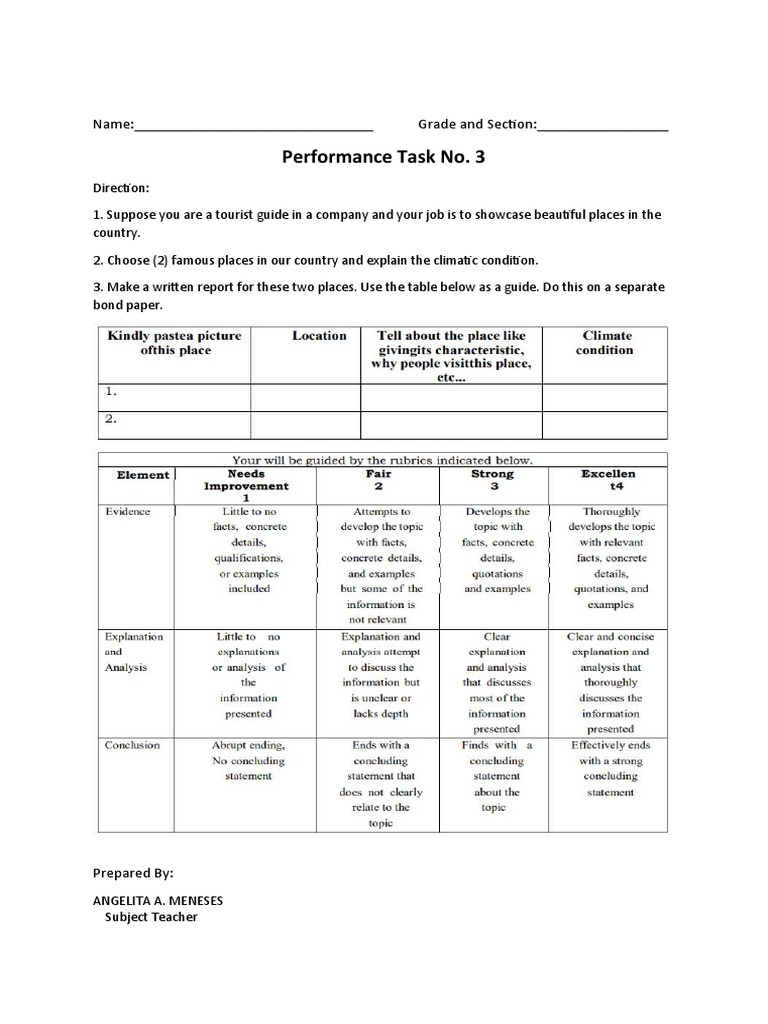 QUARTER 3 Science 9-Performance Task #3 | PDF