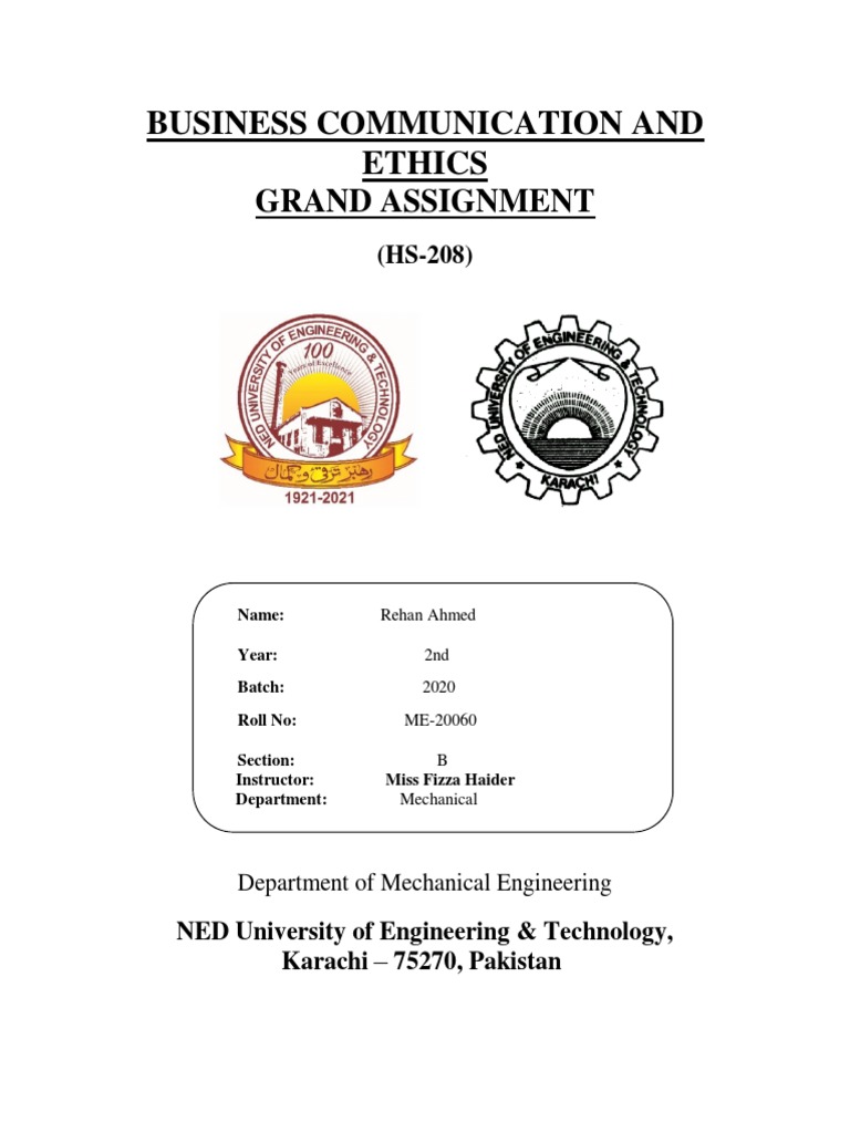 Business Communication Assignment | PDF