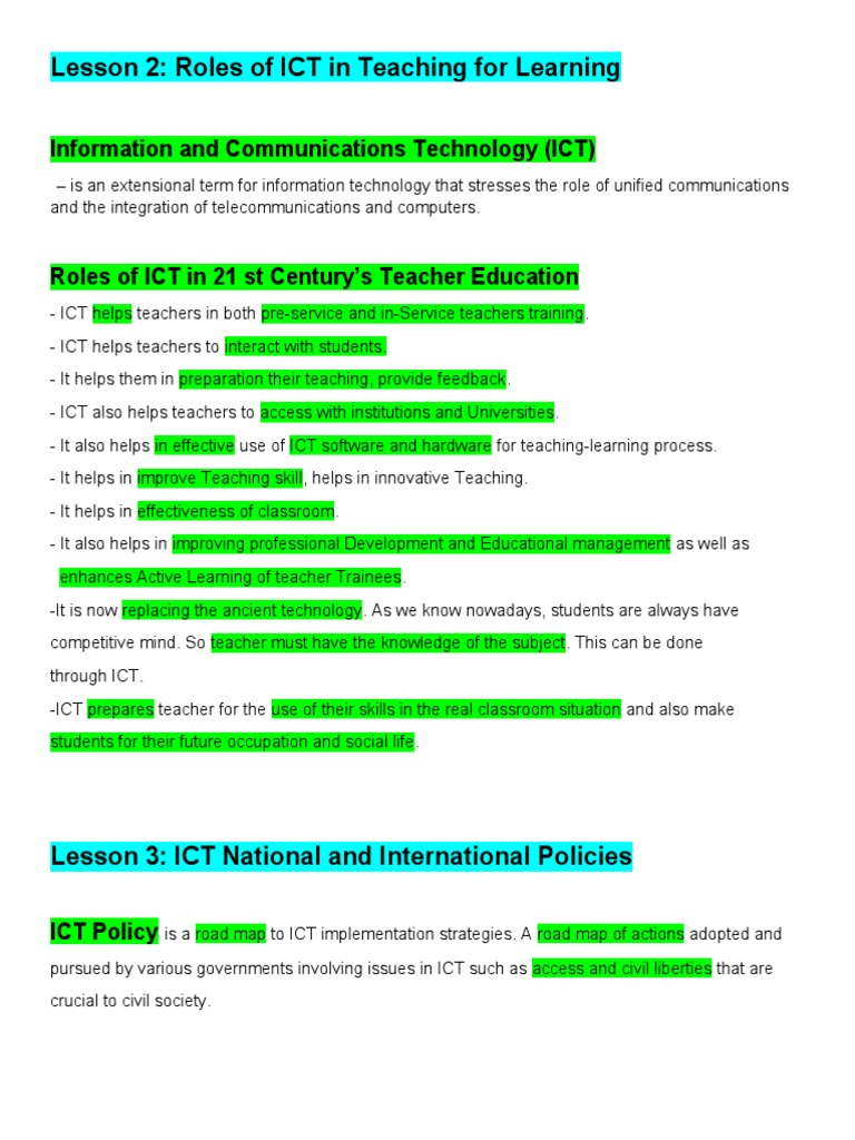 P1 Exam Reviewer | PDF | Educational Technology | Information And Communications Technology