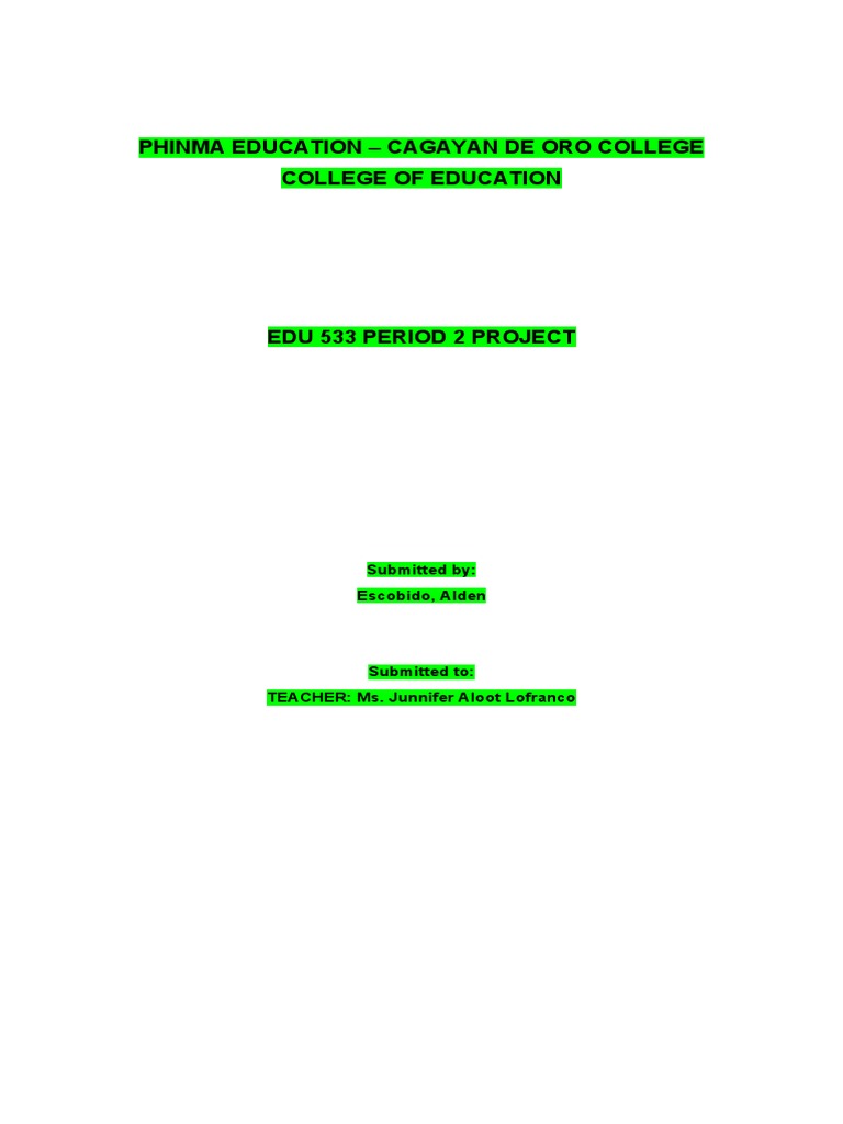 P2 Project Pdf Lake Stream