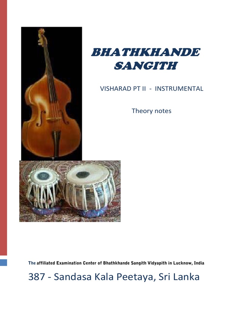 Visharad Part IIInstrumental NEW | PDF | Performing Arts | Classical ...