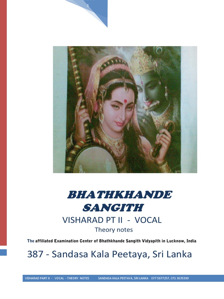 Hindustani Music History | PDF | Performing Arts | Classical And Art ...