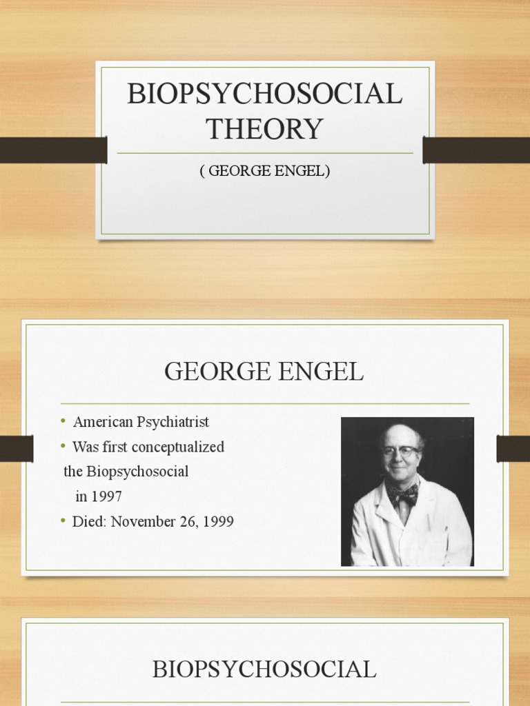 George Engel's Biopsychosocial Theory | PDF