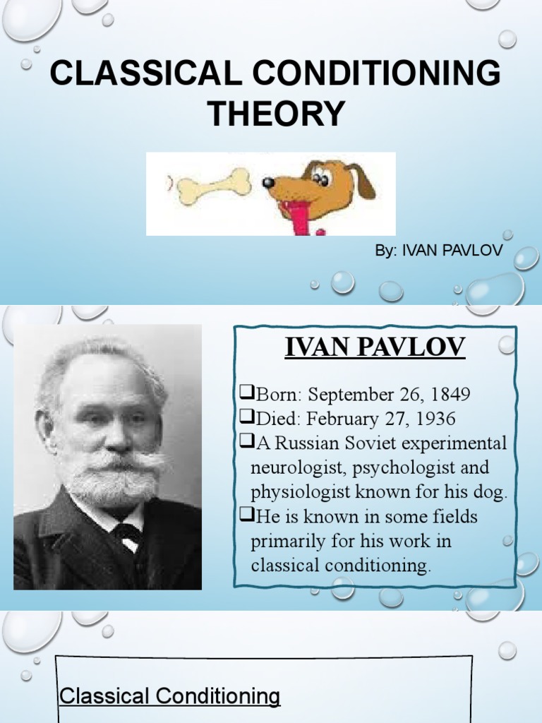 Classical Conditiong | Download Free PDF | Classical Conditioning | Behavior Modification