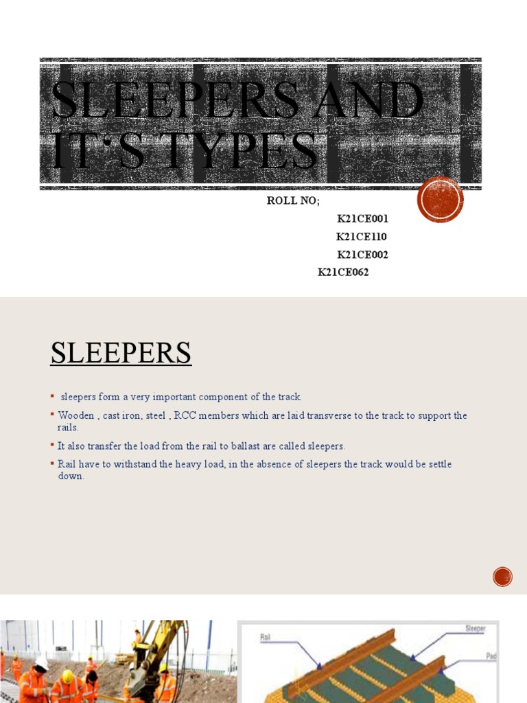 Sleepers and Its Types-1 | PDF | Structural Engineering | Transport ...