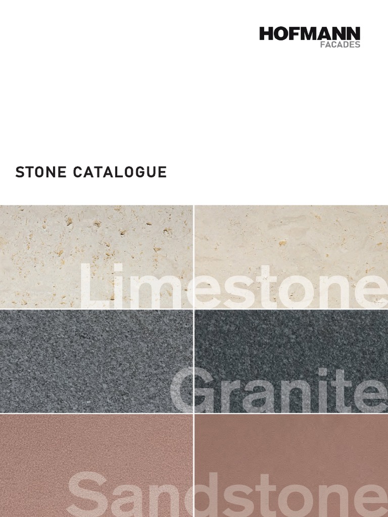 Hofmann Natural Stone Catalogue | PDF | Quality Assurance | Rock (Geology)