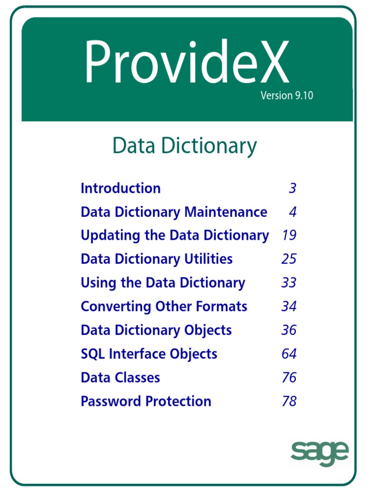 DataDict V910 | PDF | Databases | Computer File