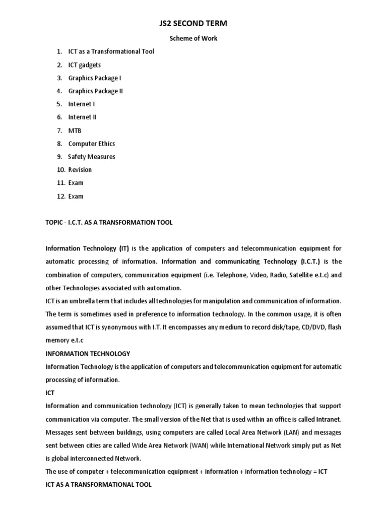 Riss JS2 Second Term | PDF | World Wide Web | Internet & Web