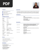 Resume Working Student Jollibee | PDF | Teachers | Learning