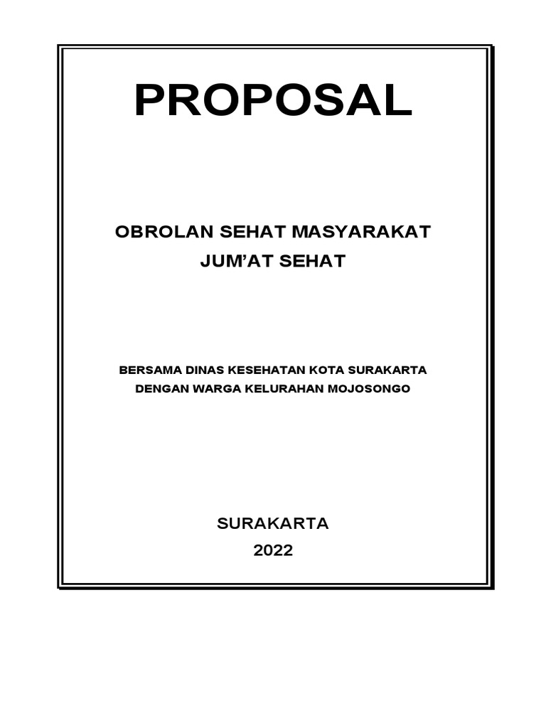 Proposal Juse | PDF