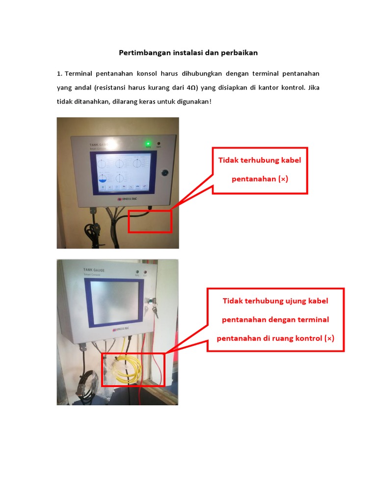 Important Step For ATG Installation (Bahasa) | PDF