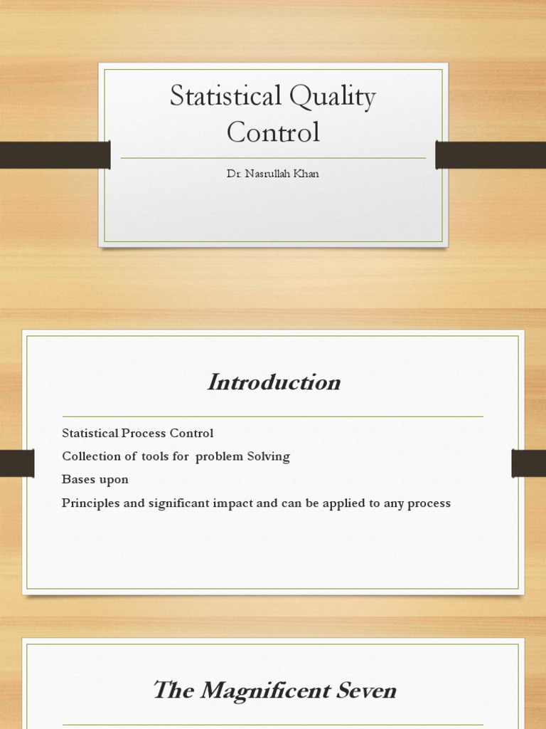 Statistical Quality Control Variable | PDF | Variance | Histogram