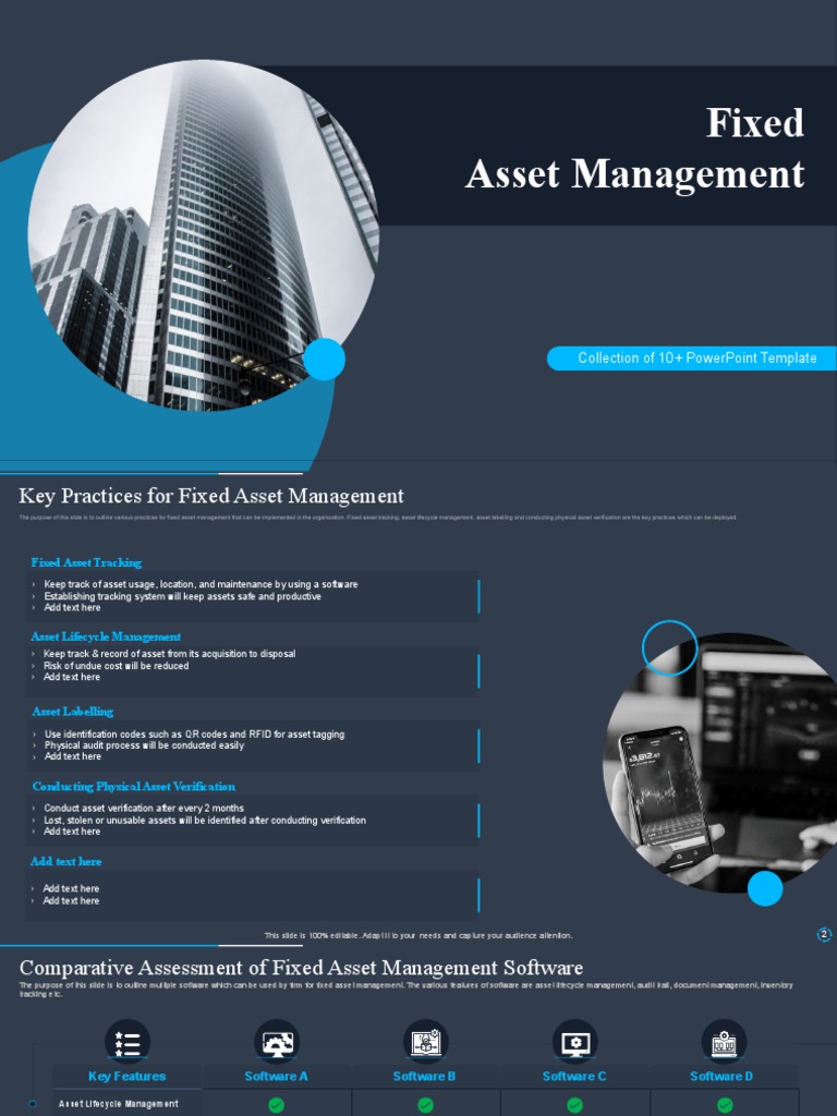 Fixed Asset Management Powerpoint Ppt Template Bundles Pdf Audit Depreciation