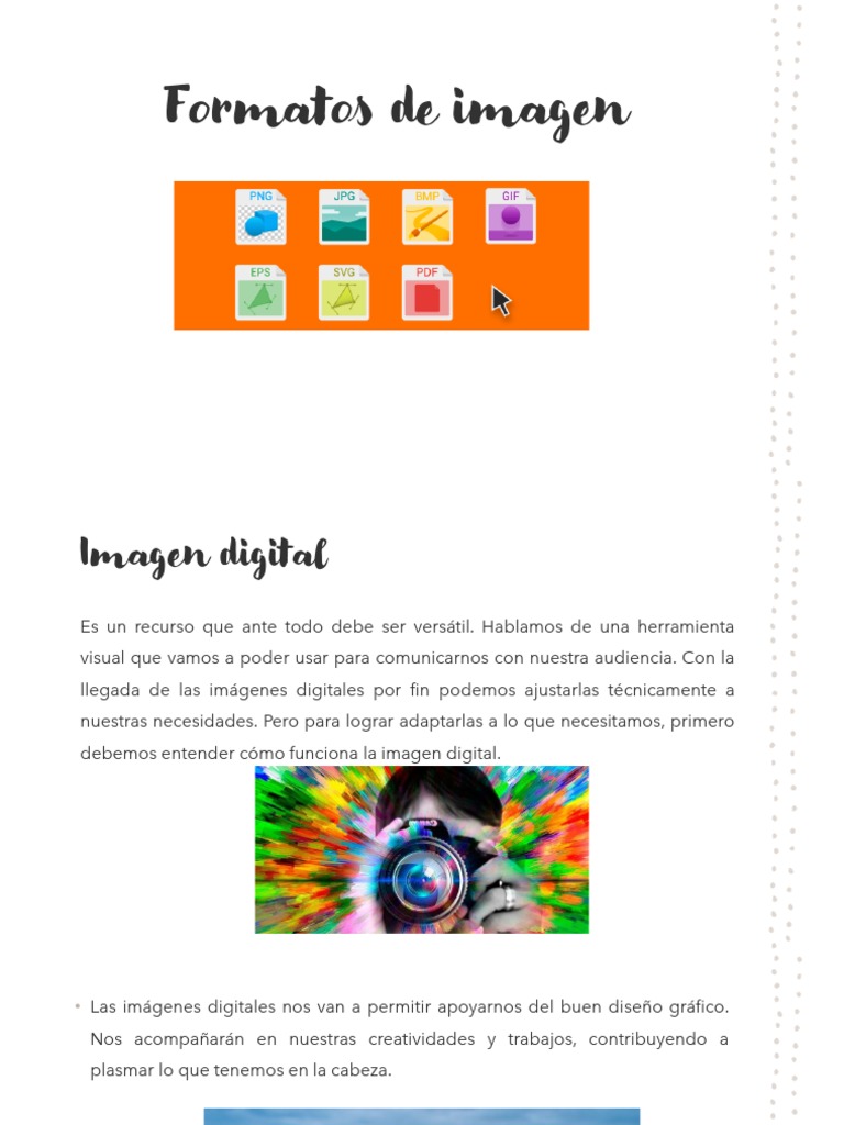 CLase 2 Formatos de Imagen | PDF | Adobe Photoshop | Archivo de computadora