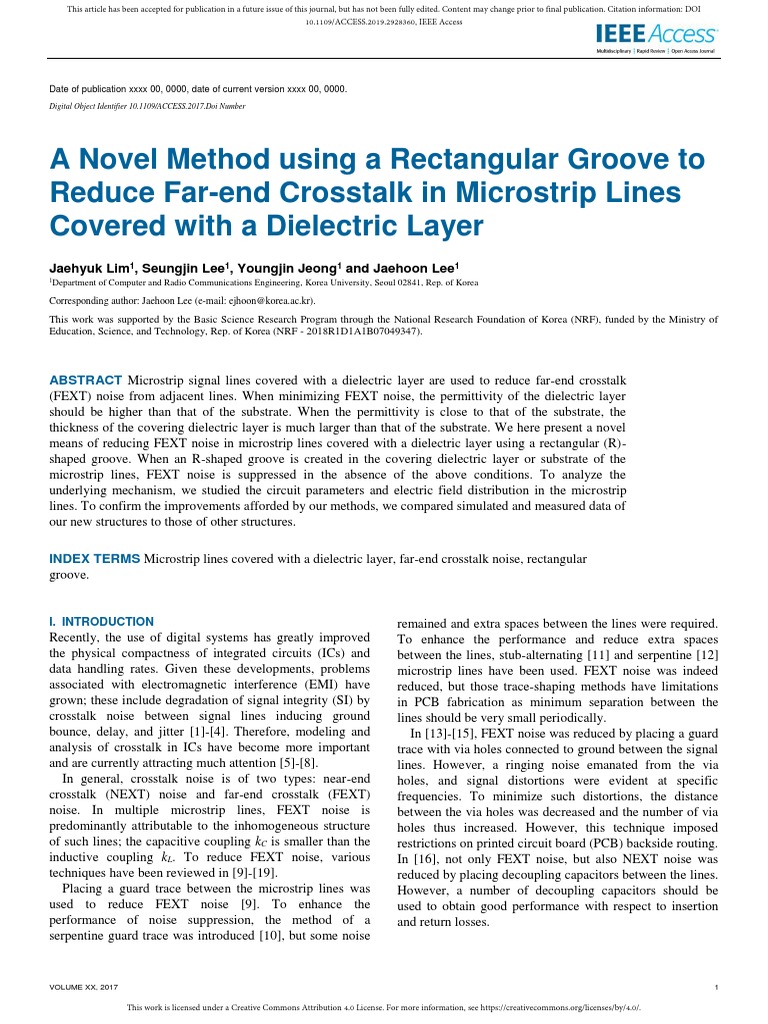 A Novel Method Using A Rectangular Groove To Reduc | PDF | Electronics ...