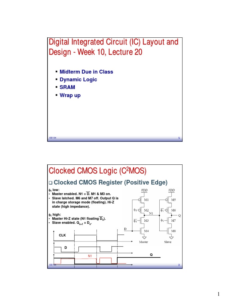 Digital IC Layout and Design Week 10 Recap | PDF | Electronics ...