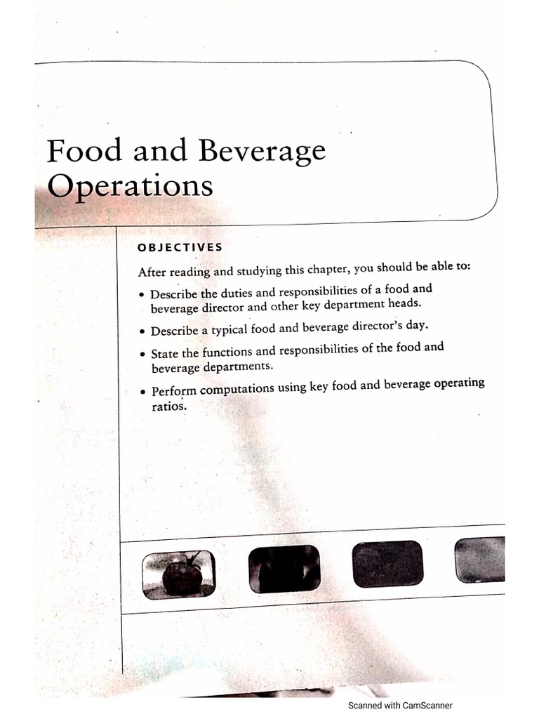 F&B Operations | PDF