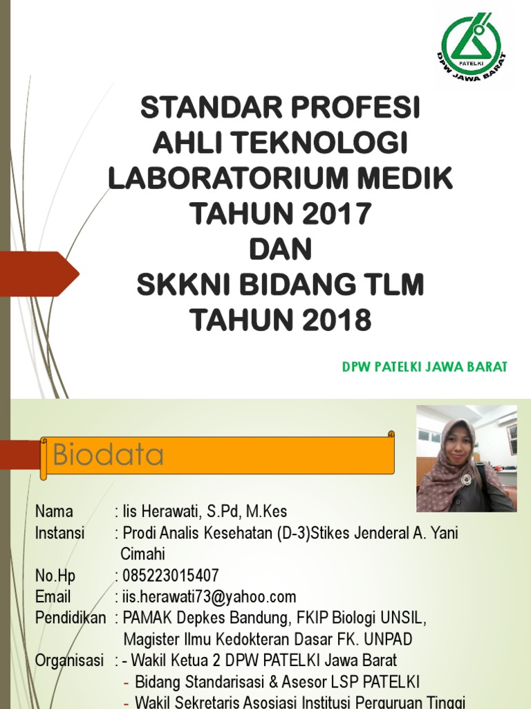 Standar Profesi & Kompetensi Atlm | PDF