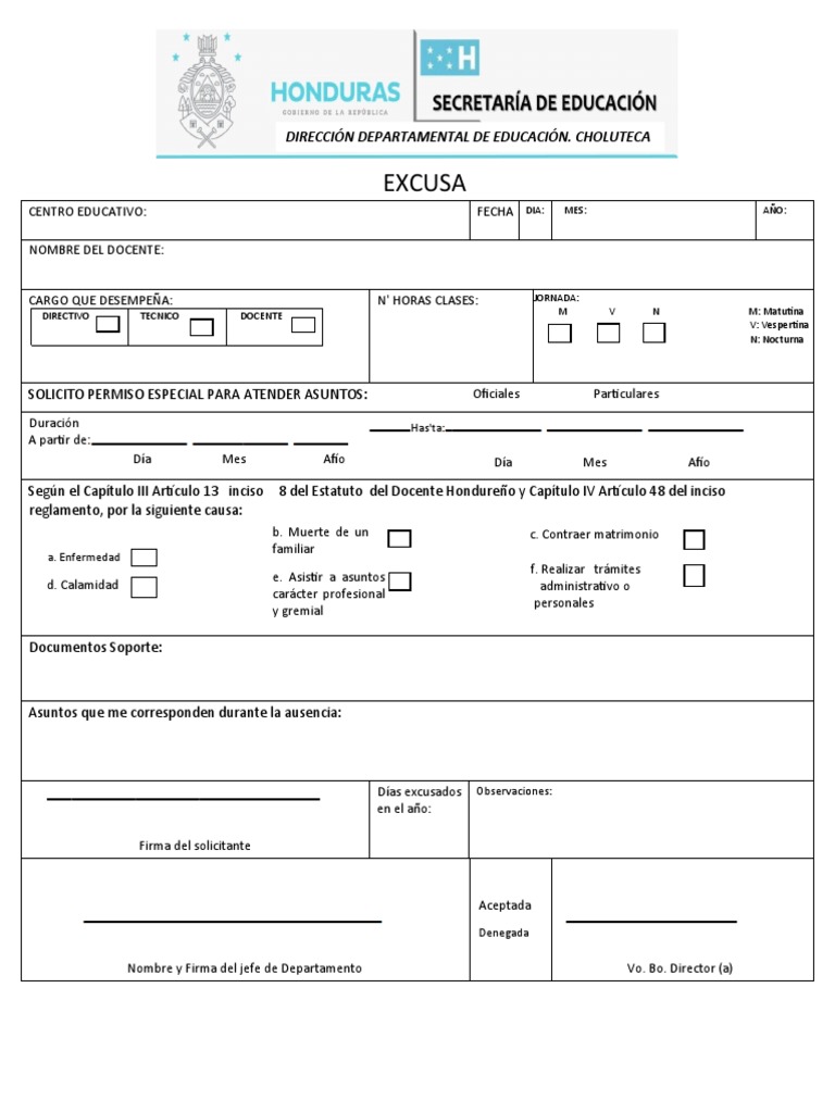 Excusa o Permiso | PDF | Gobierno