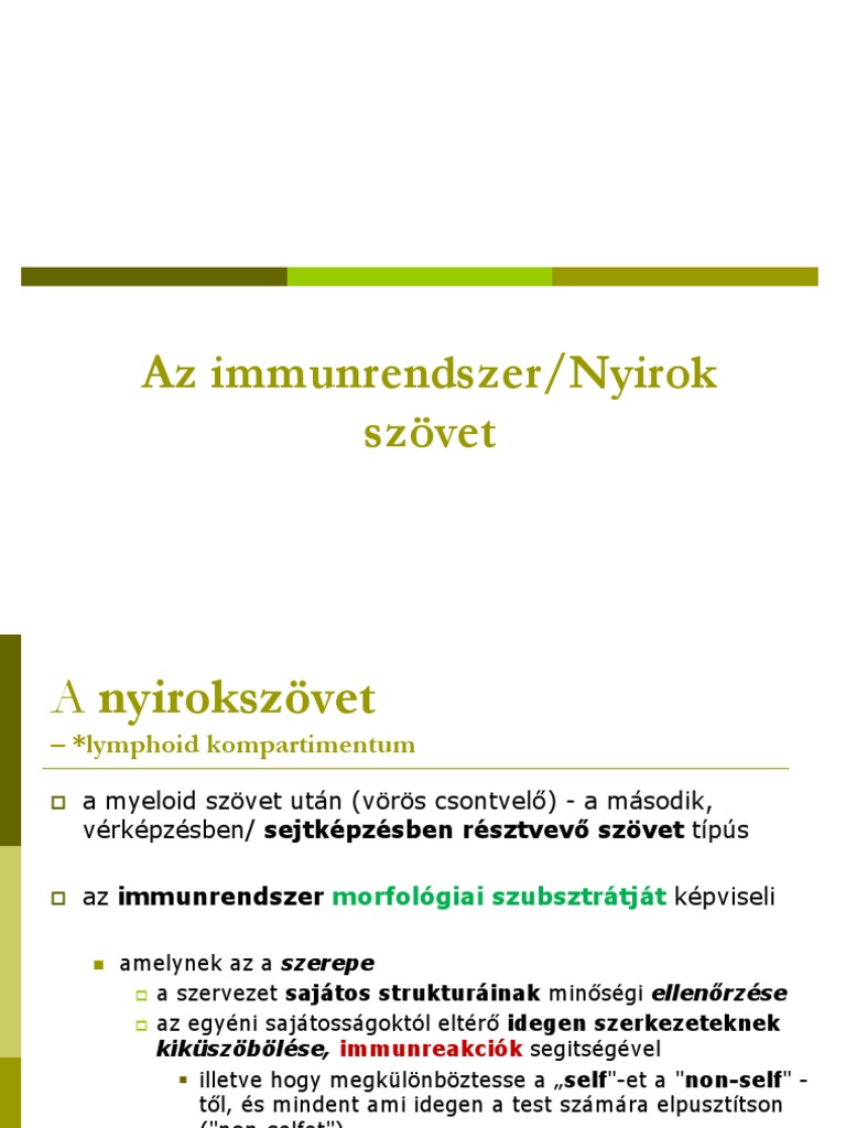 4 Az Immunrendszer FOK 2020 | PDF