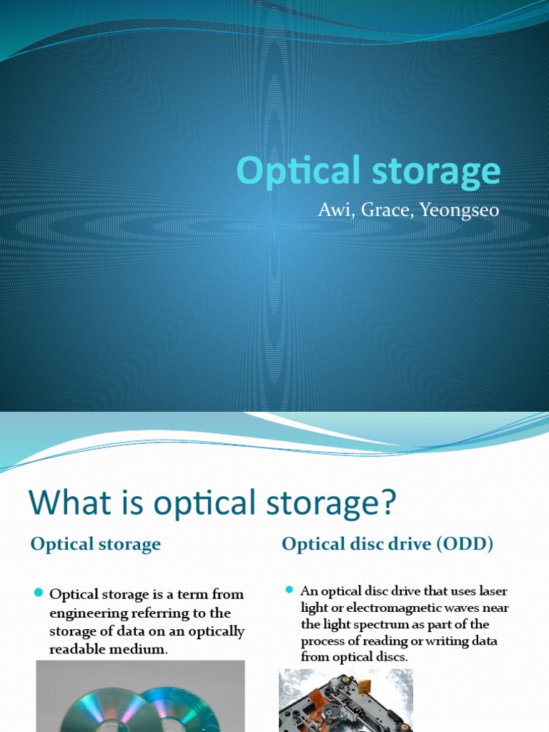 Optical Storage | PDF | Computers
