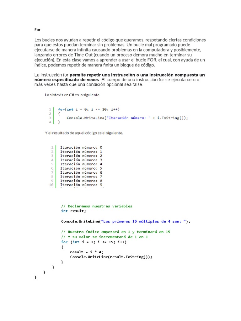 Programacion | PDF | Flujo de control | Lenguaje de programación