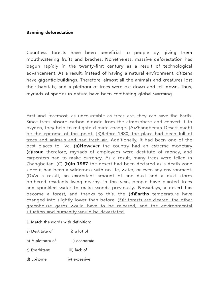 English Reading Comprehension | PDF | Natural Environment | Climate Change