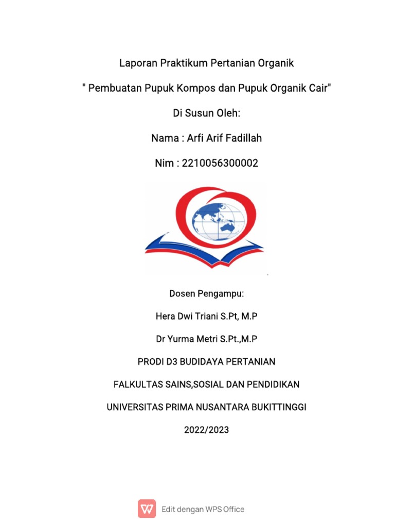 Pembuatan Pupuk Kompos dan POC Organik | PDF