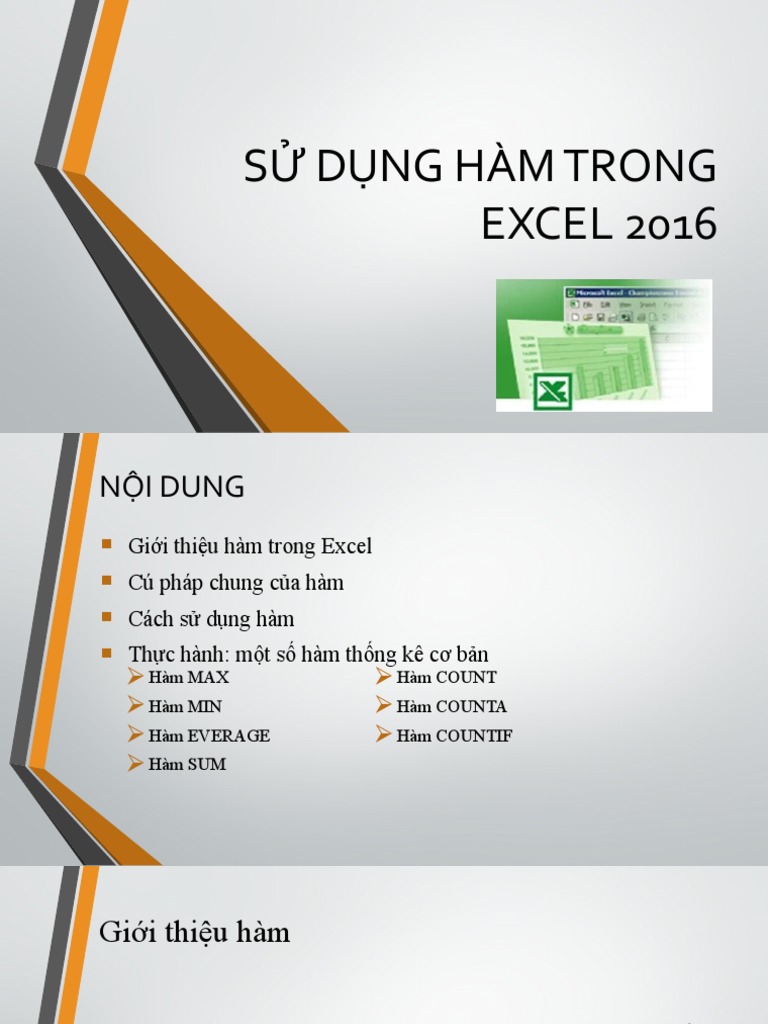 S D NG Hàm Trong Excel 201 | PDF
