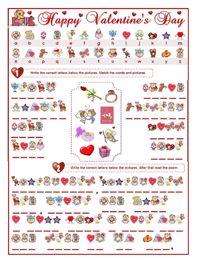 Valentines Day Cryptogram Fun Activities Games 992 | PDF