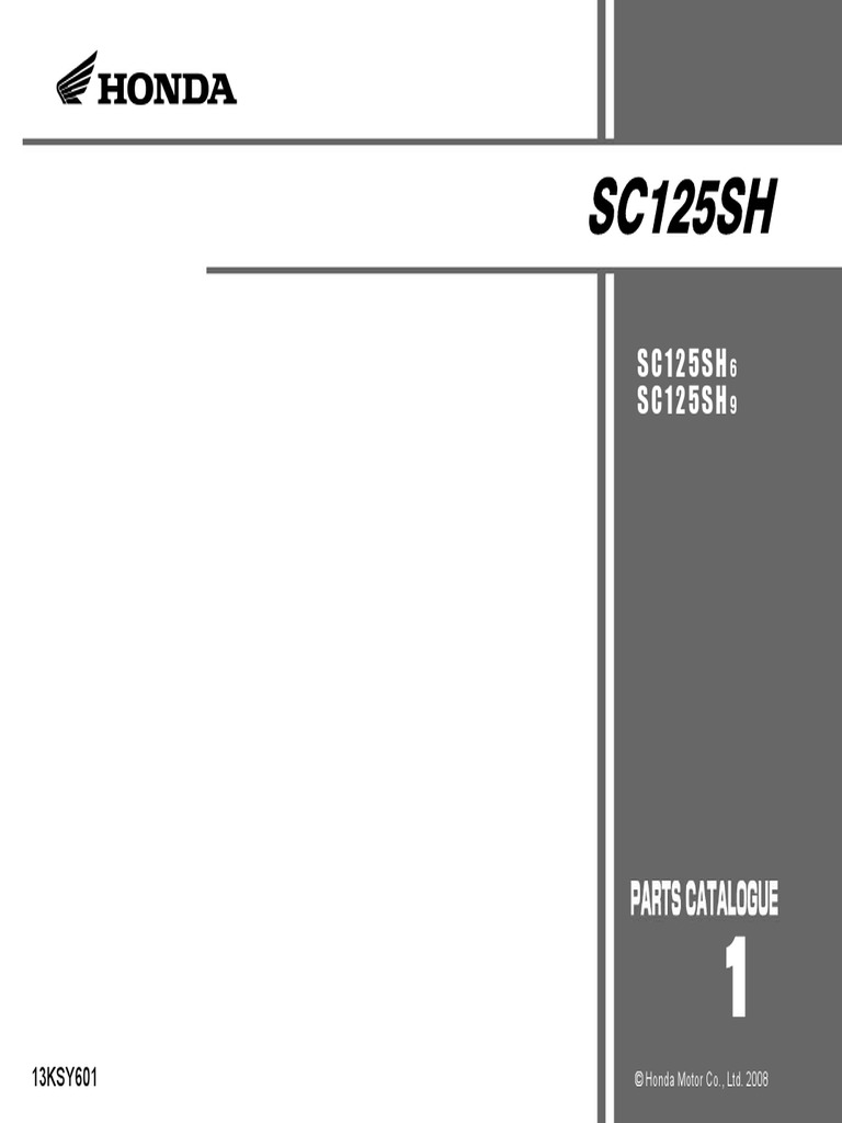 SC125 SH | PDF | Bracket | Transport