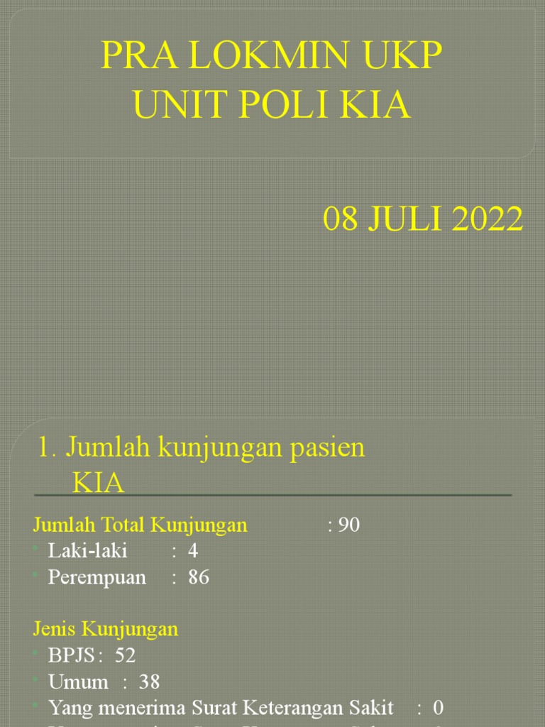 Pra Lokmin Ukp Juli | PDF