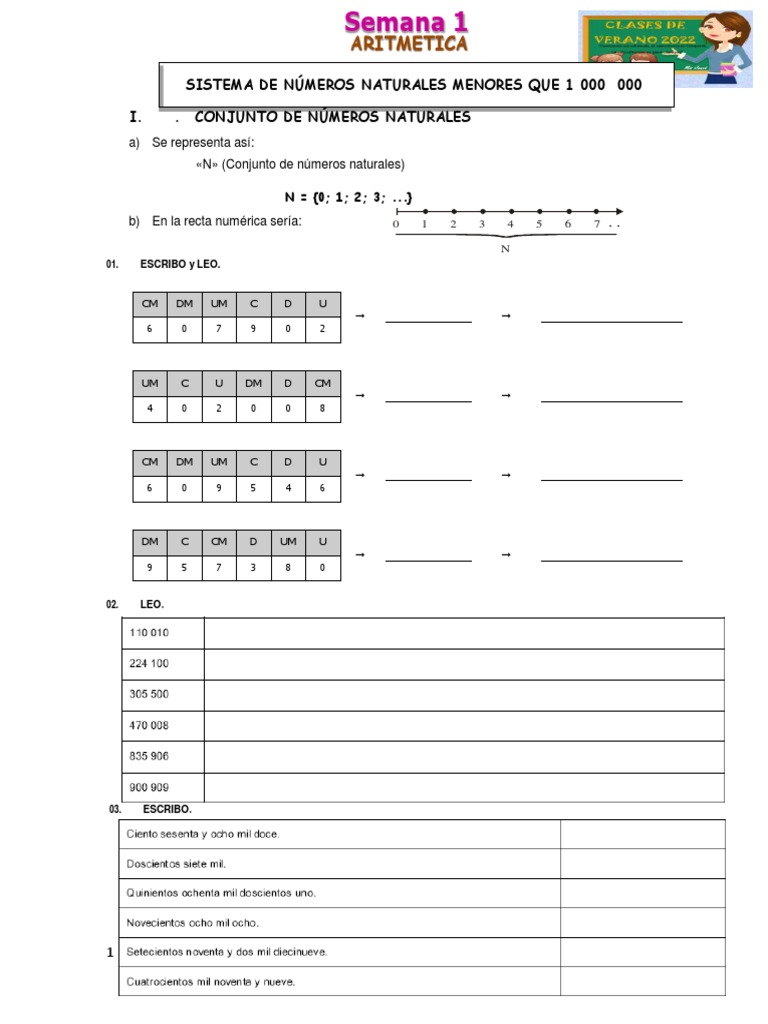 Aritmetica 2022 4TO - PRIMARIA | PDF | Números | Matemáticas