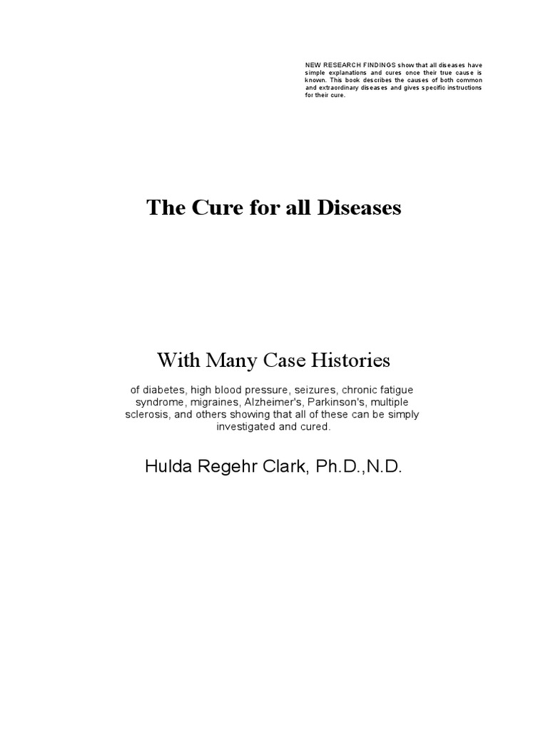 Cure of All Diseases | PDF | Medicine | Causes Of Death