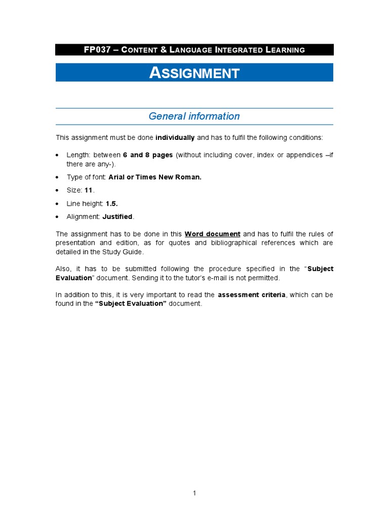 FP037 Trab CO Eng - v1r0 | PDF